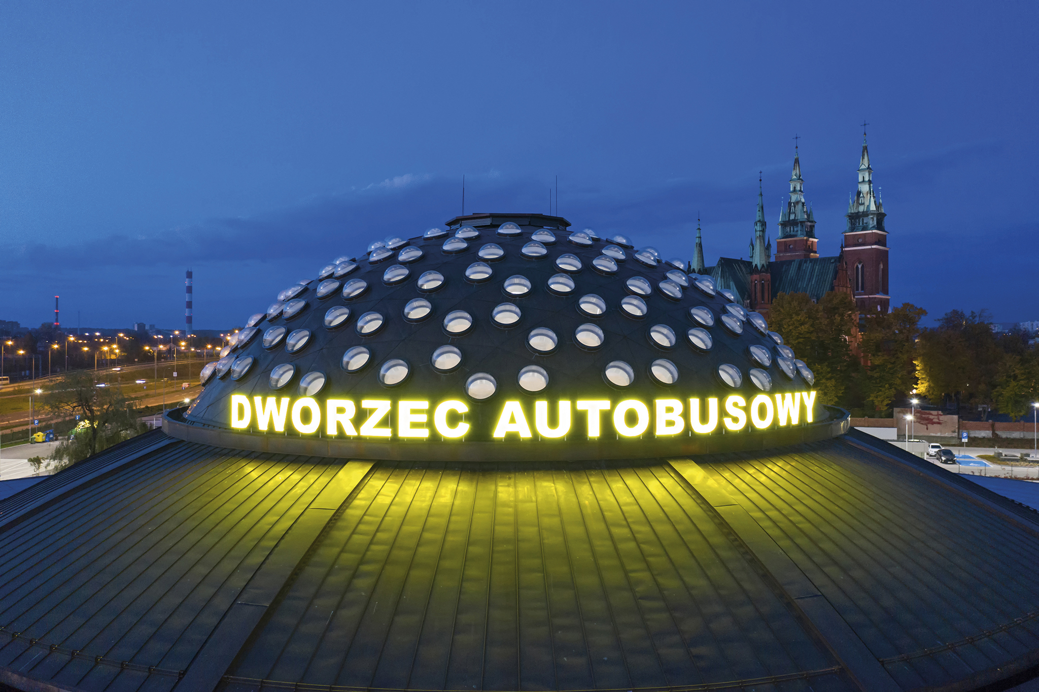 THE KIELCE’S UFO BUS STATION WITH FAKRO LIGHT TUNNELS