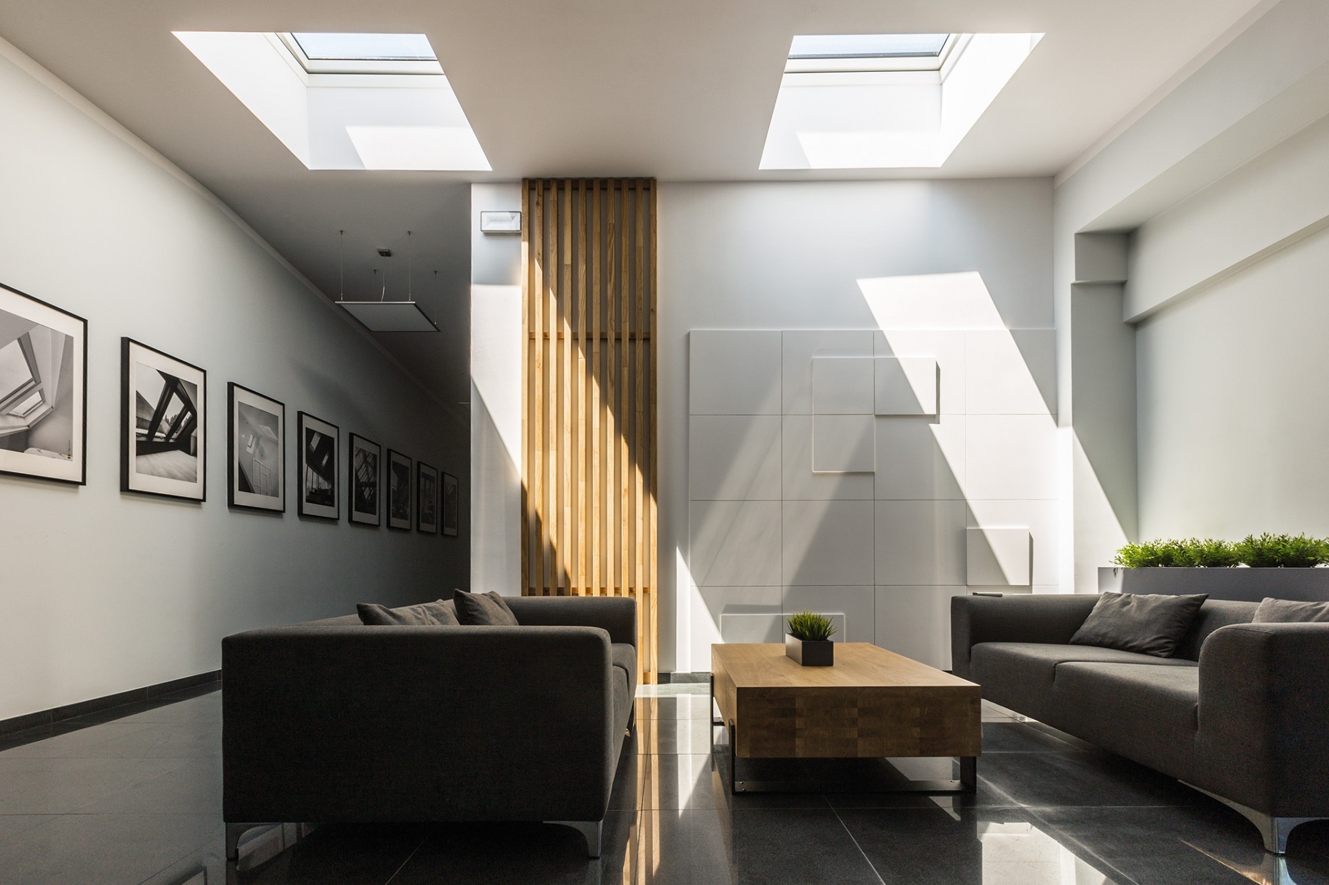 Type F flat roof window features a sleek modern look, characterised by ...