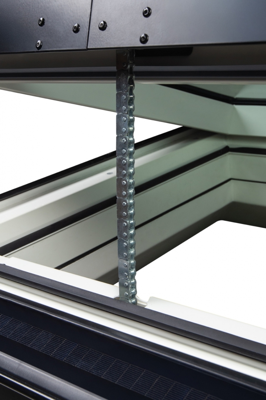 Renovation flat roof skylights