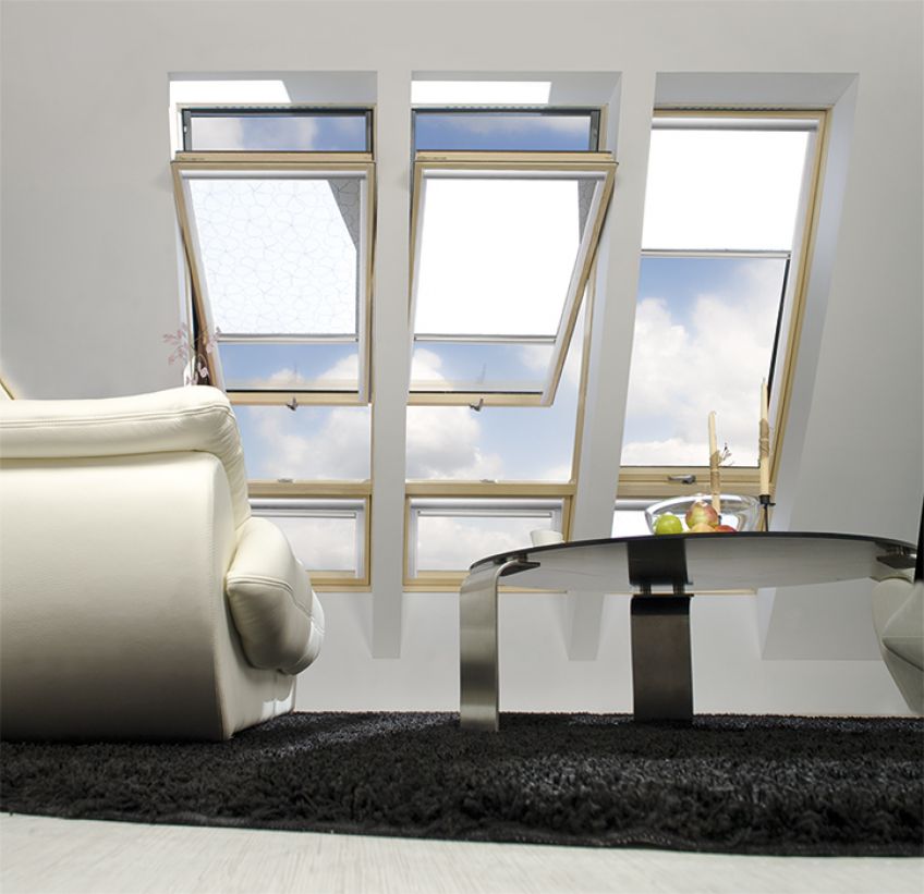 Centre pivot window, but its axis of rotation is situated above the ...